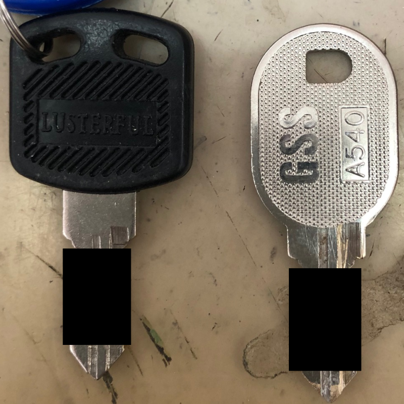 【合鍵】LUSTERFUL キャビネットの合鍵作製 | カギの救急車 松本店 ｜鍵のトラブル・交換、合鍵の作成、防犯対策、高齢者向けカギの ...